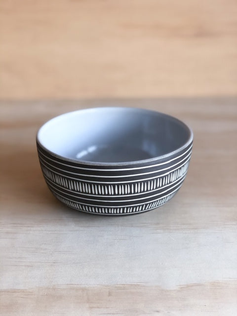 Ceramic Breaky Bowl Charcoal & Concrete Grey | Koa By Kaitlin